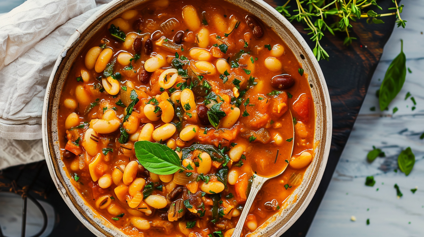 Pasta e Fagioli (Italian Pasta and Beans) Soup – Food & Drink Recipes